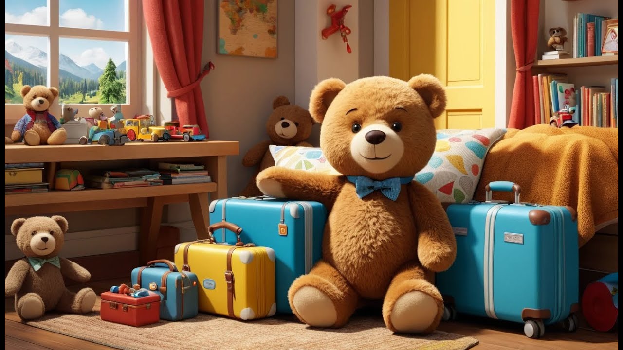 Teddy Bear’s Travel Book | Fun Adventure Song for Kids | Interactive ...