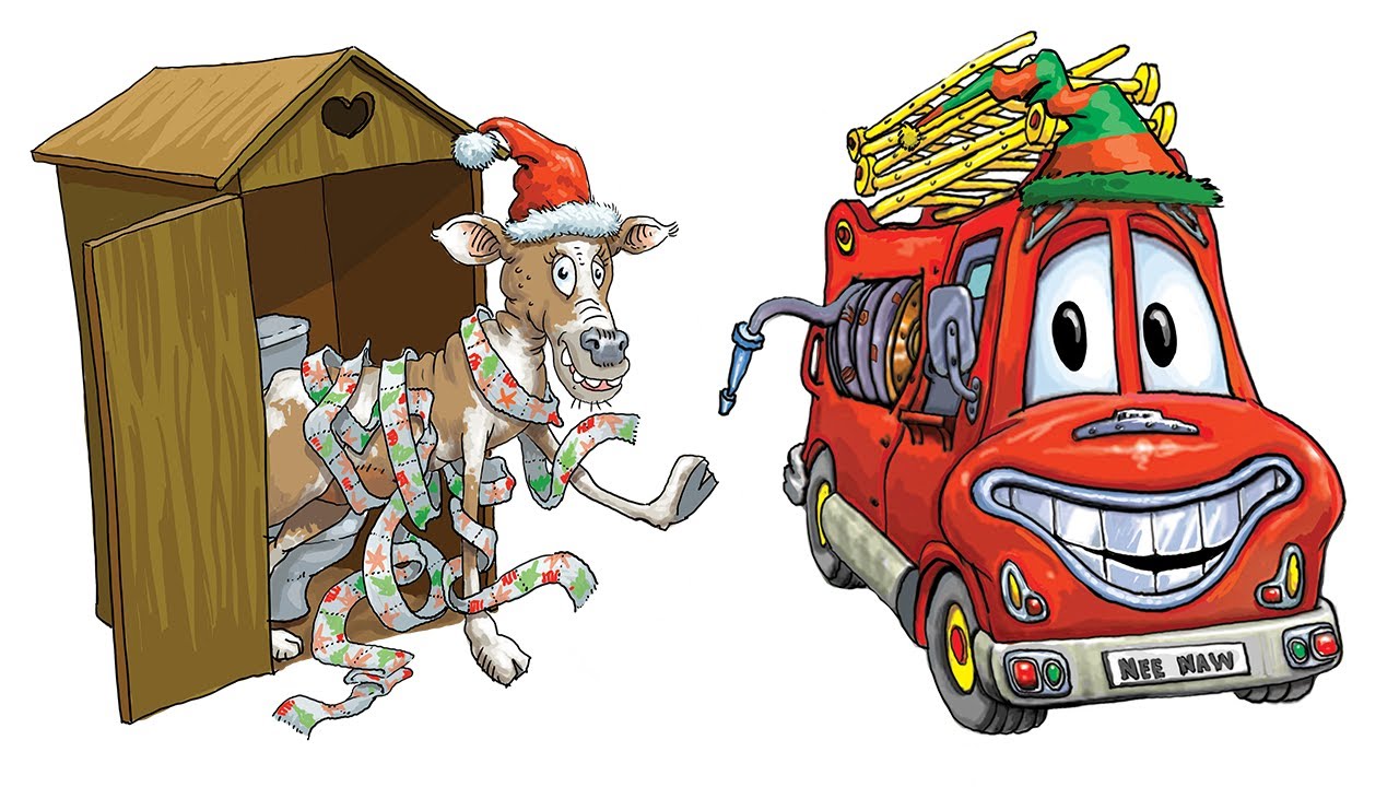 Nee Naw’s Cracker Christmas 🎄 | Kids Christmas Song & Fire Engine Story ...