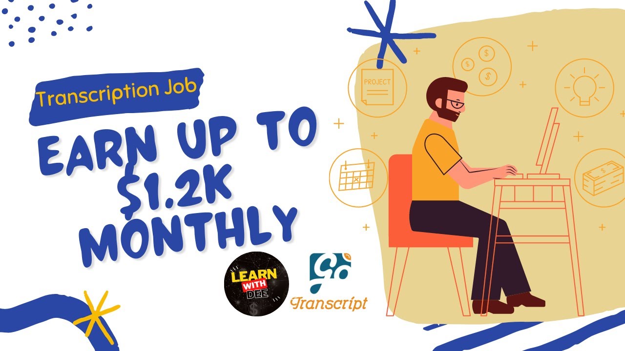 Making Money Online | Earn up to $1.2K Monthly as Transcriber or ...