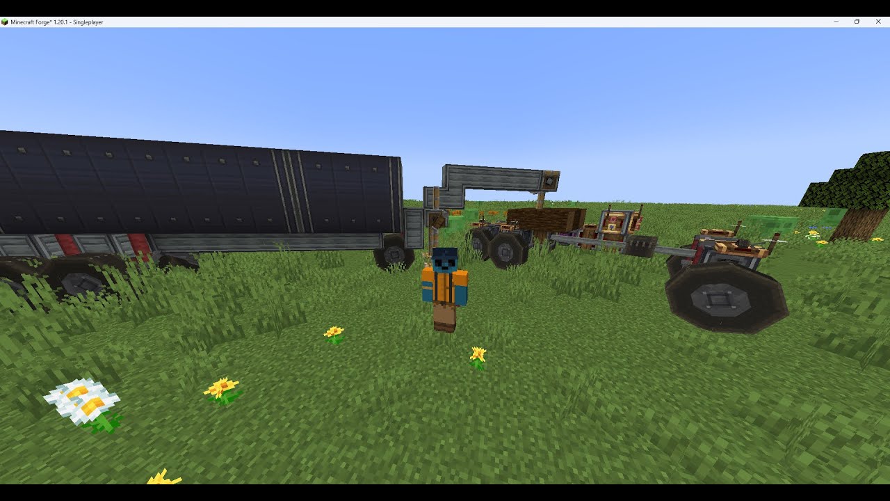 Realistic (how it works not how it looks) Minecraft transport trailer ...