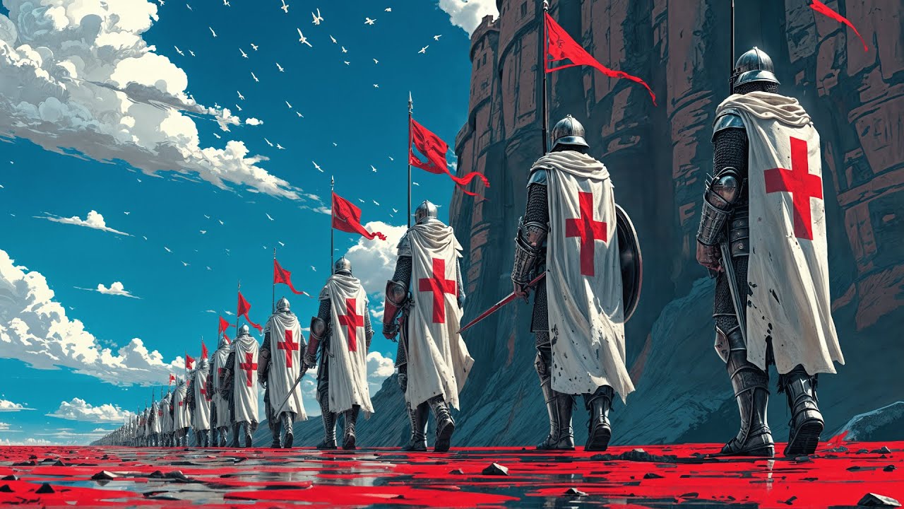 The Knights Templar Chanting in a March to Constantinople - YouTube