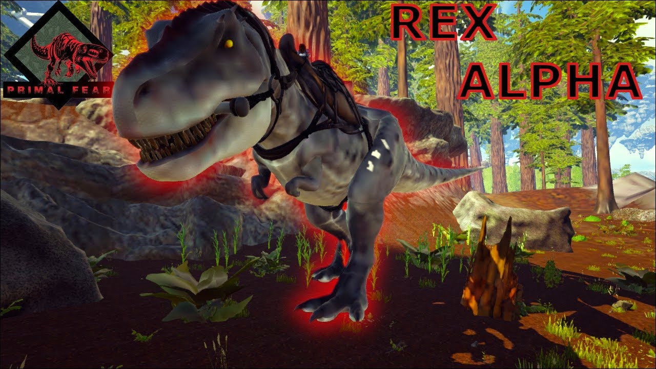 DOMAMOS O ALPHA REX PRA NO FINAL ACONTECER ISSO ARK PRIMAL FEAR #4 ...