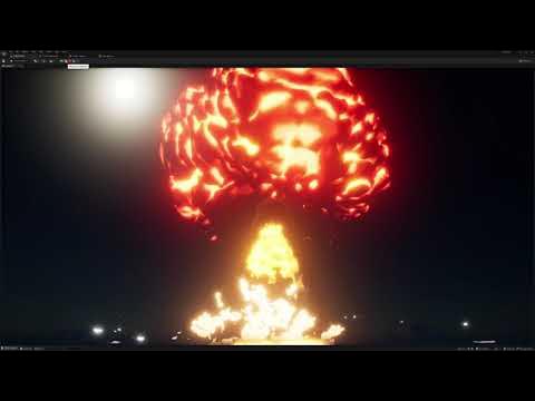 FRAME BY FRAME - Unreal Engine 5 Oppenheimer Tribute Nuke using Fluid Ninja and Point Cloud ...