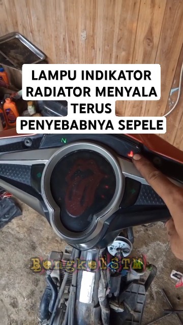 LAMPU INDIKATOR RADIATOR JUPITER MX MENYALA @BengkelSTM - YouTube
