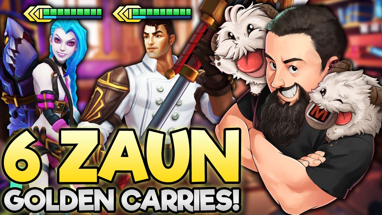 6 Zaun - The Golden Arcane Comp!! | TFT Horizonbound | Teamfight ...