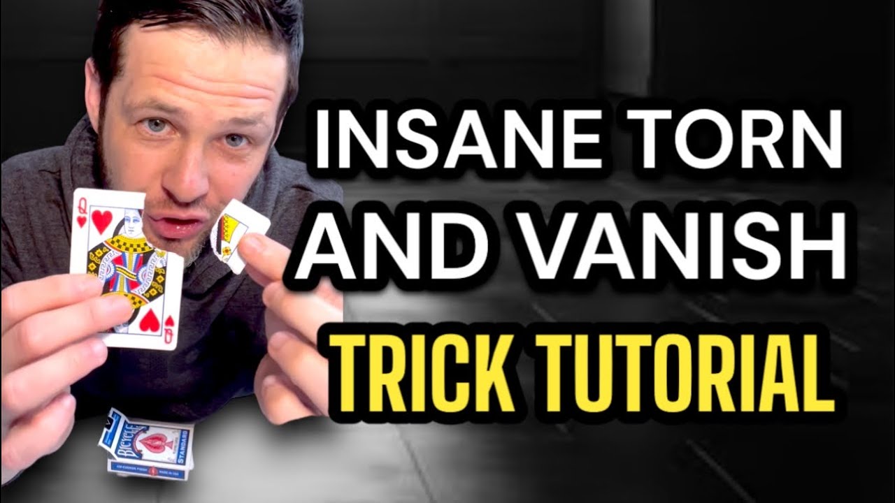 Insane Torn and Vanish Trick (Tutorial) MIND BLOWING Easy to do MAGIC ...