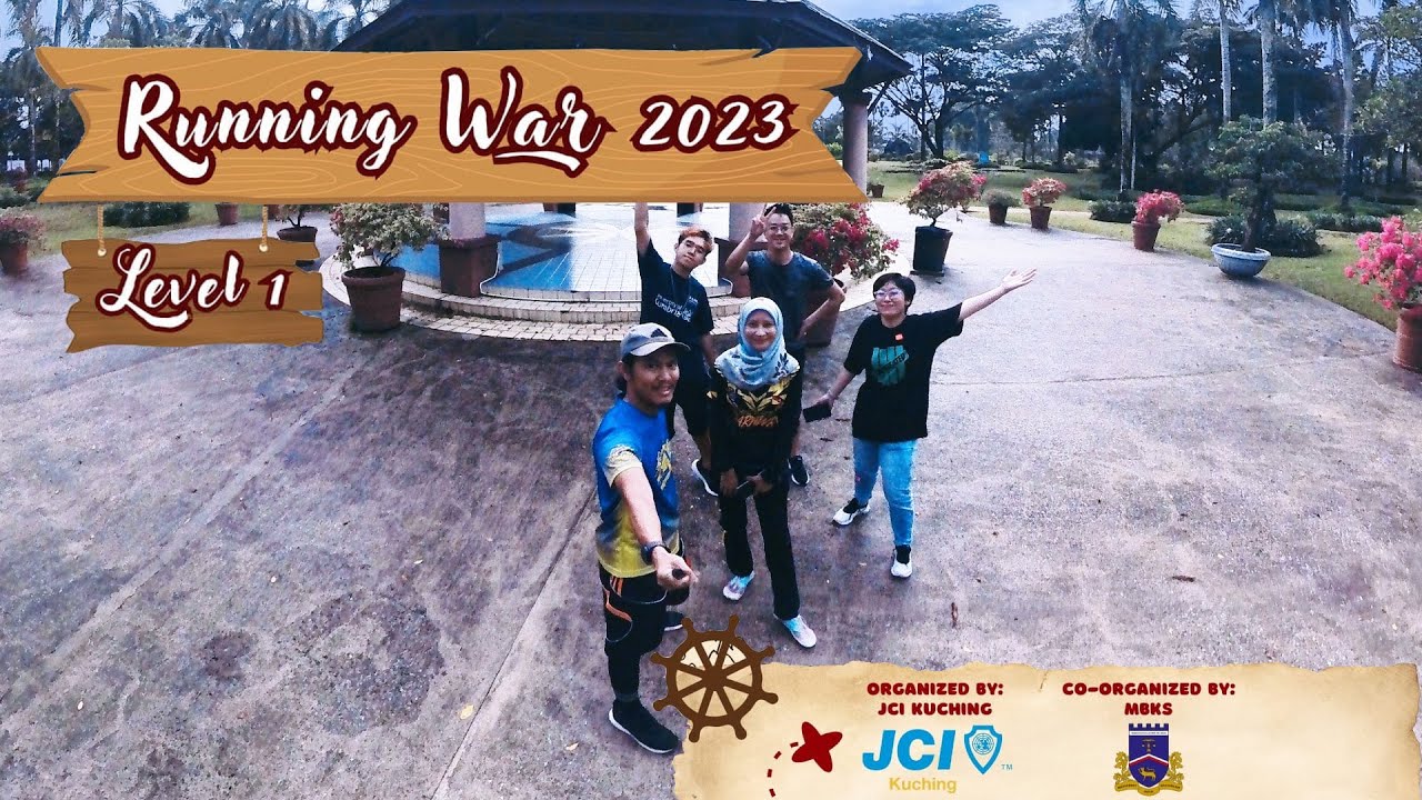 RUNNING WAR 2023 🏴‍☠️ LEVEL 1 | MBKS PARK THEATER | TREASURE HUNT AND ...