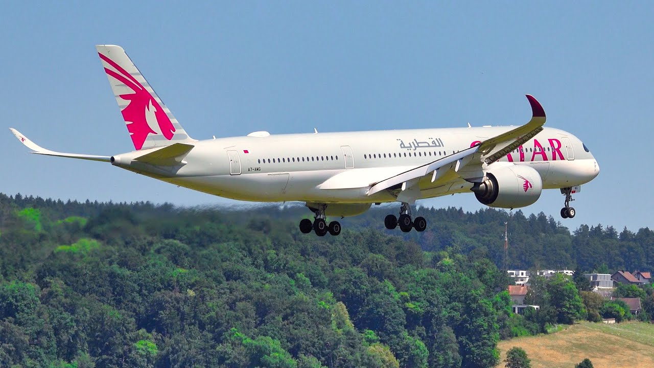 20 MINS GREAT CLOSE UP LANDINGS & TAKEOFFS at ZRH | 4K | Zurich Airport ...