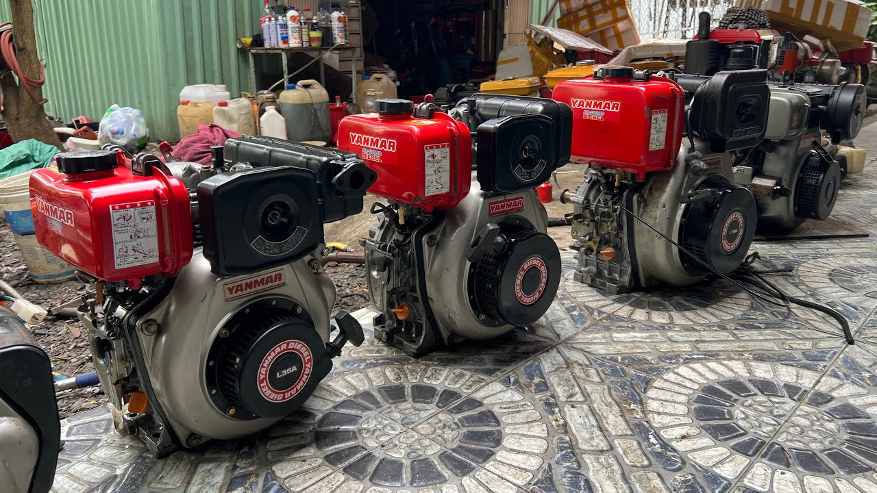 Máy dầu yanmar Kubuta L35 L40 L50 L60 L70 L75. Máy dầu yanmar L40 bơm nước hàng bãi đt ...