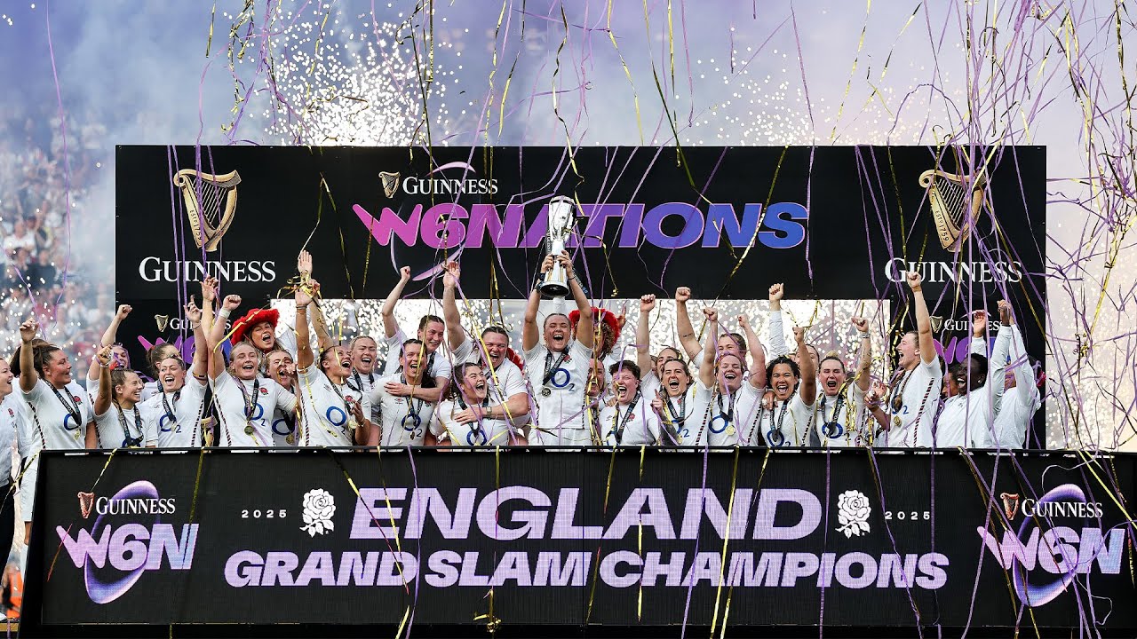 Red Roses are the 2025 Guinness W6N Grand Slam Champions! - YouTube