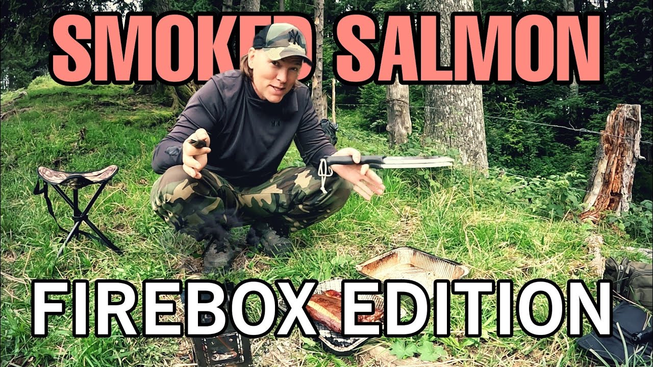 Alpine Camping - Smokin' Salmon on the Firebox - YouTube
