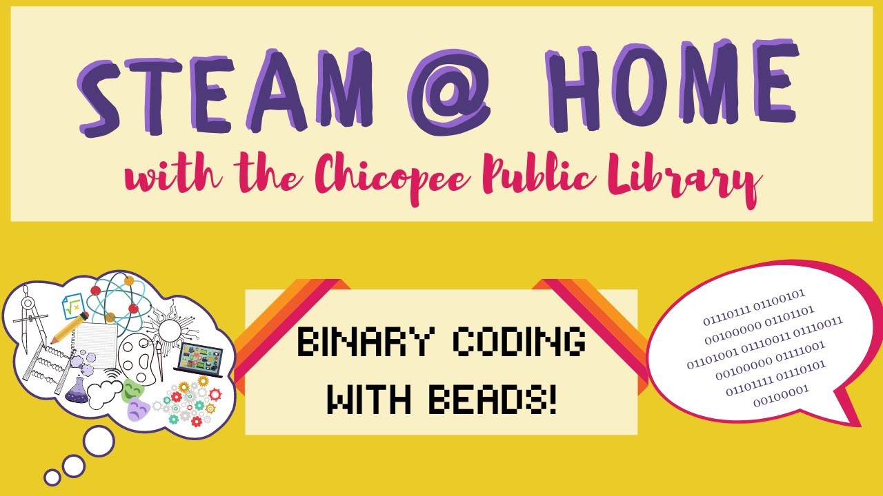 STEAM@Home - Binary Coding with Beads! - YouTube