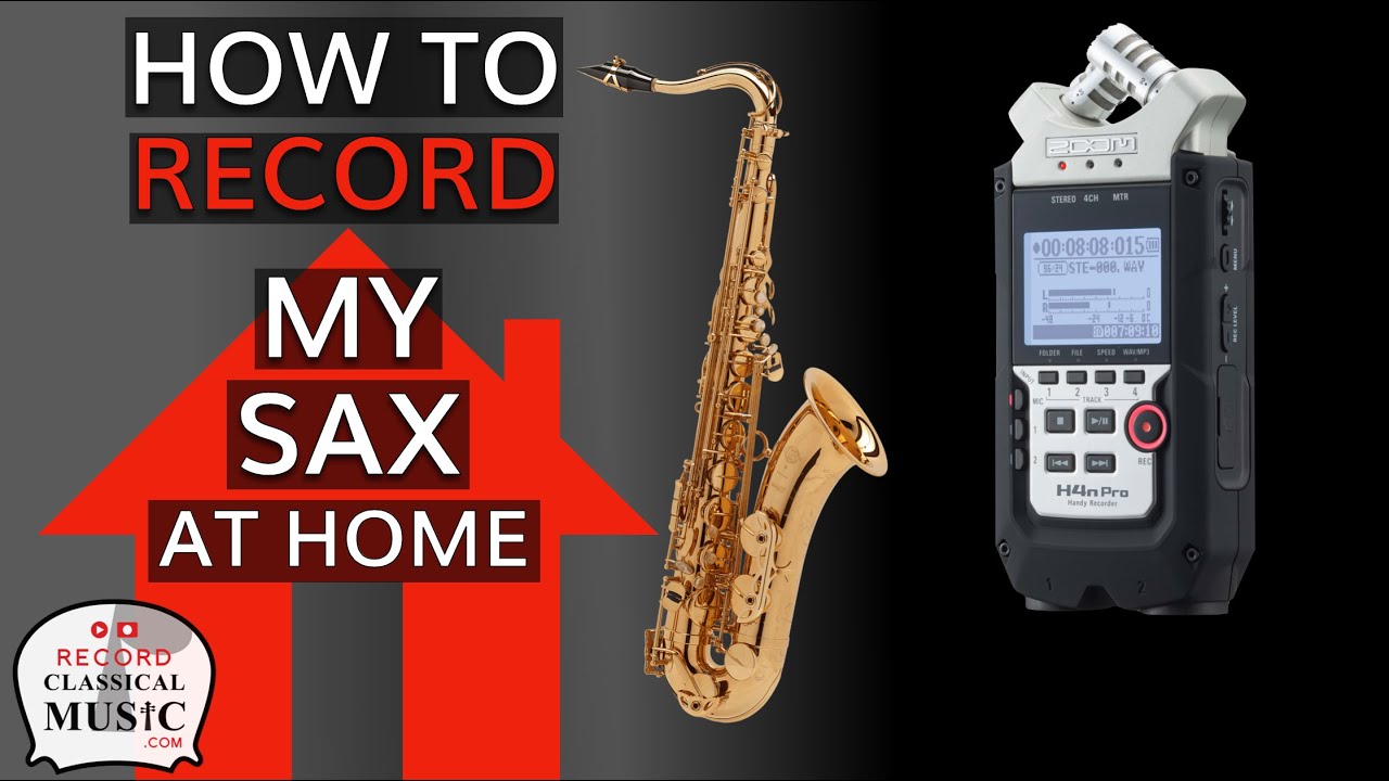 How to record my sax: Zoom H4n Pro recording my sax at home ...