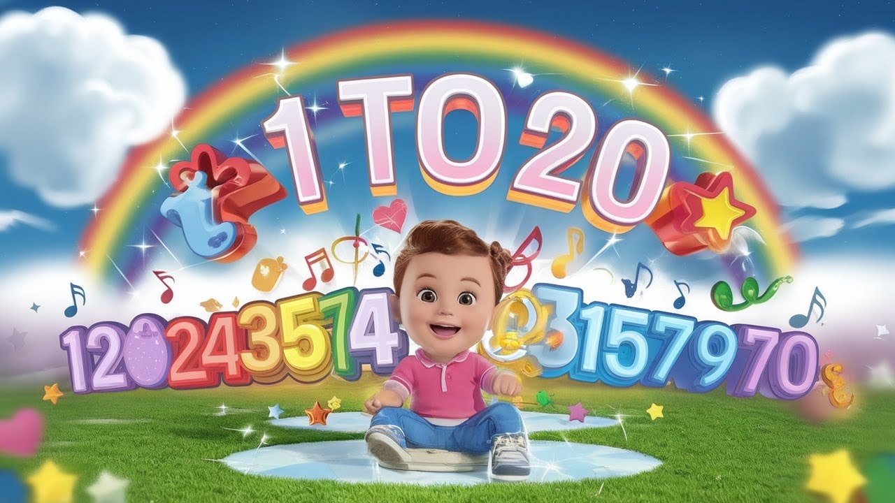 🛑 Learn to Count from 1 to 20! 🔢🎶 | Fun Kids Counting Song & Dance ...