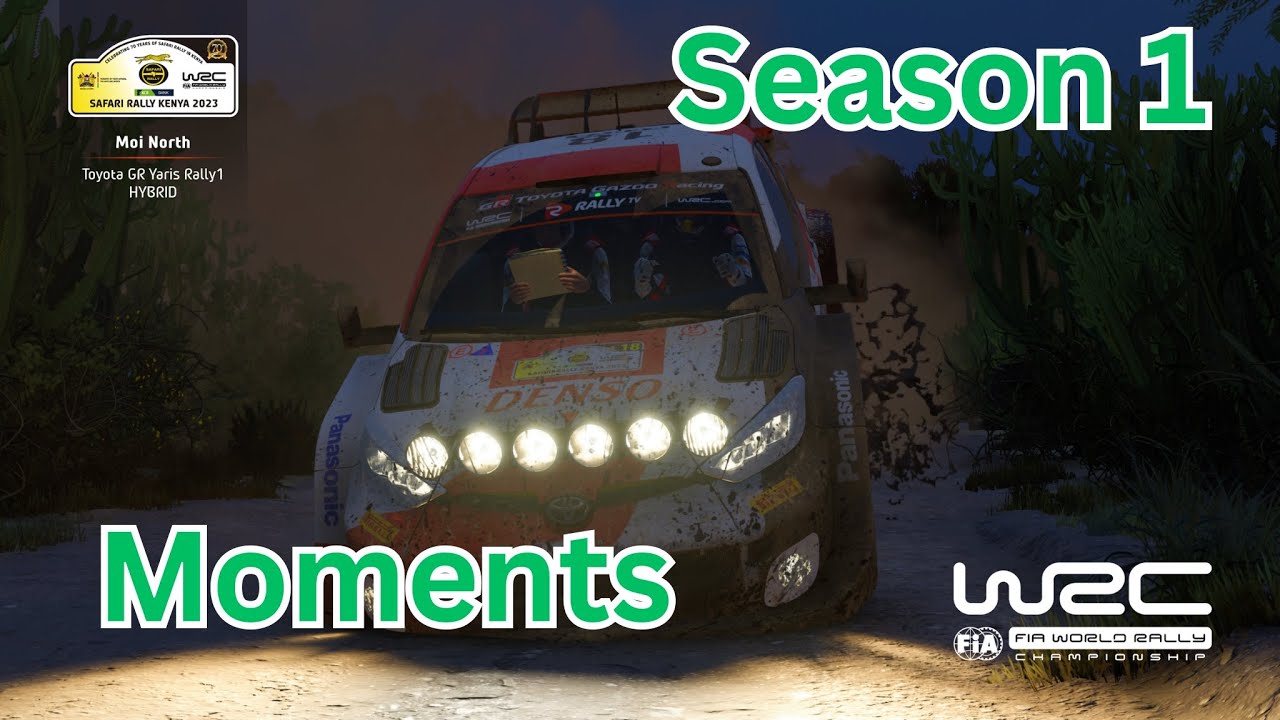 EA Sports WRC / Moments Season 1 / Tough Conditions at Safari / Onboard ...