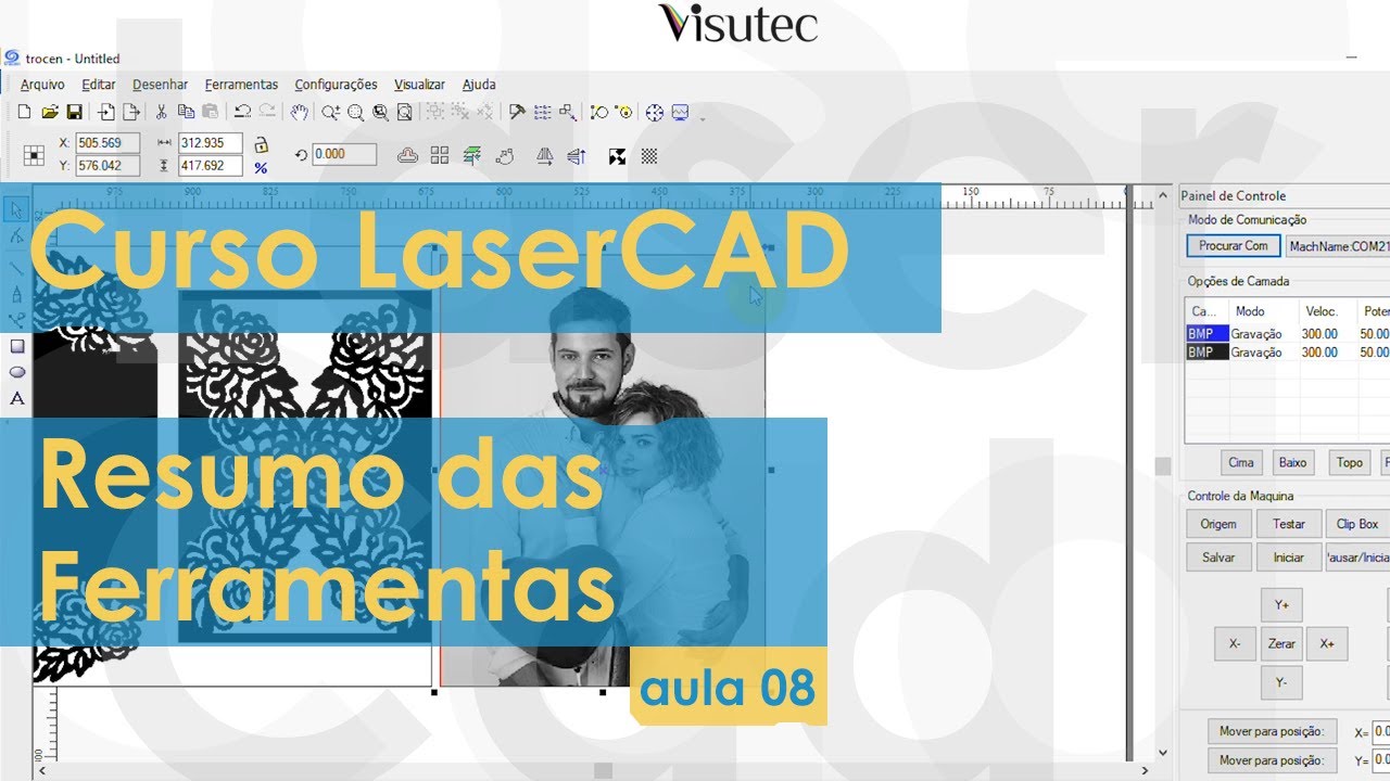 Visutec | Curso LaserCAD | Resumo das Ferramentas - YouTube