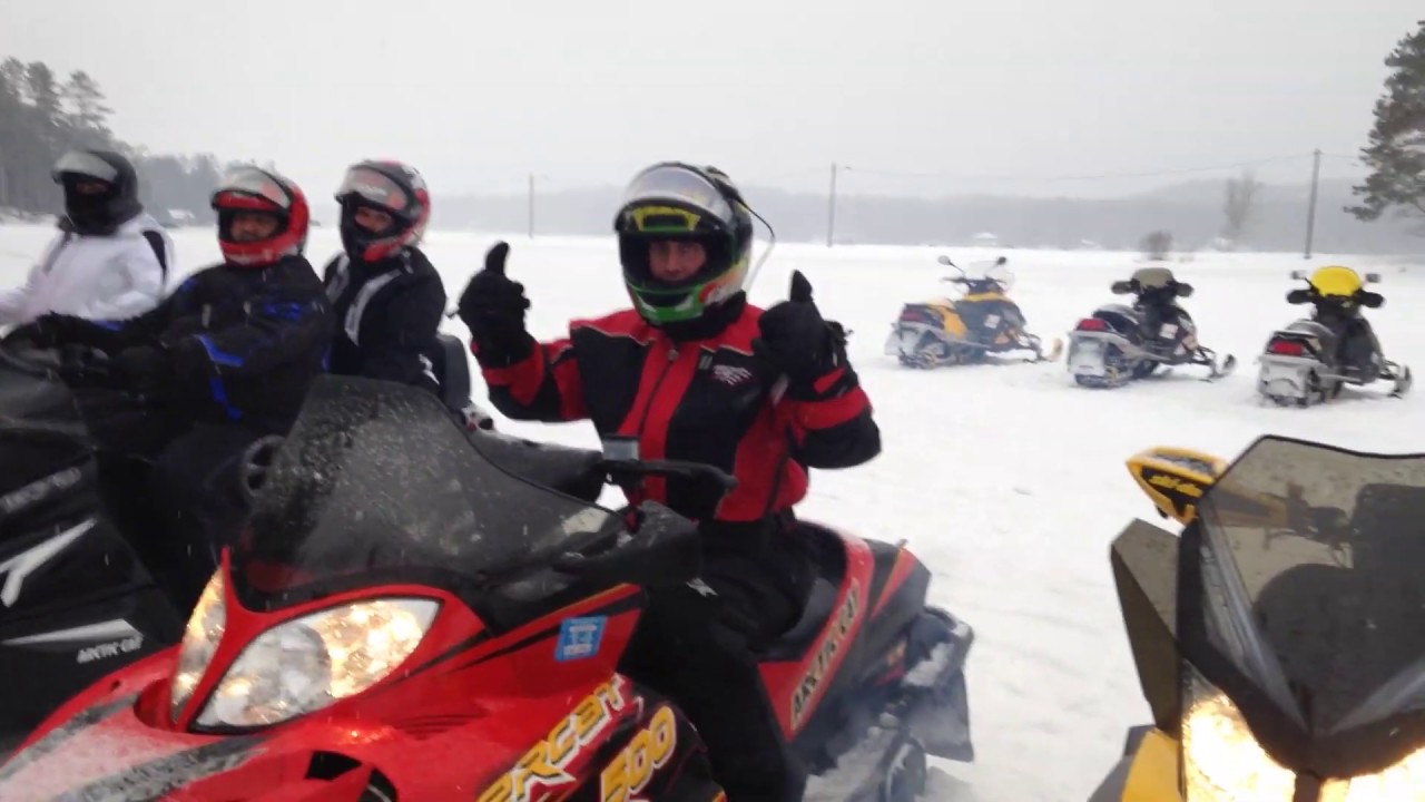 Krista Marie Snowmobiling NEW YORK STATE - YouTube