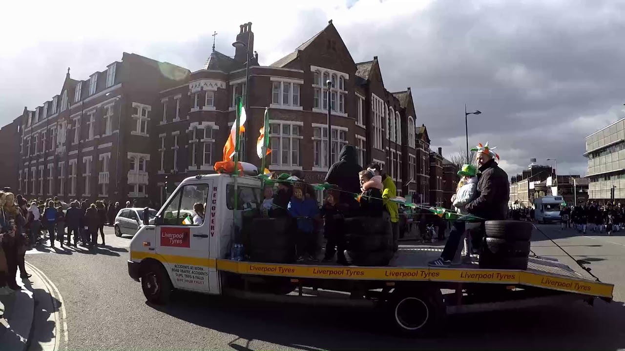 St Patrick's day parade Liverpool 2018 - YouTube