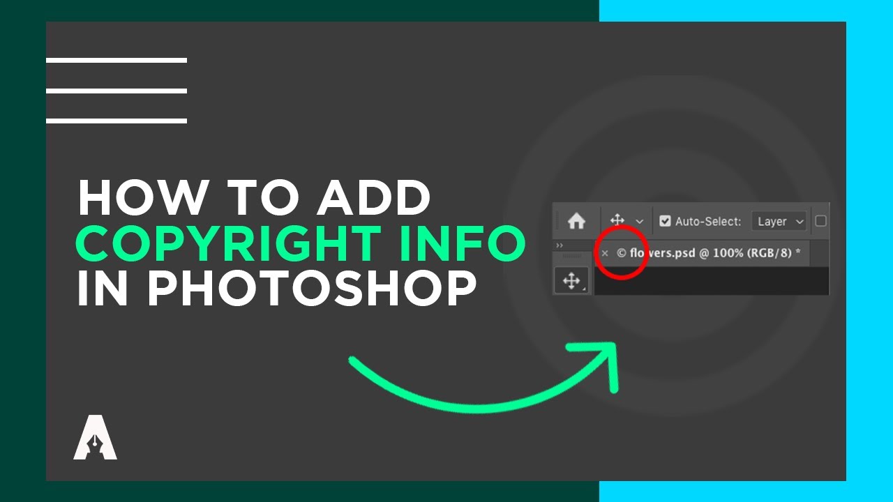 How to add Copyright Info in Photoshop | Copyright Your Work ...
