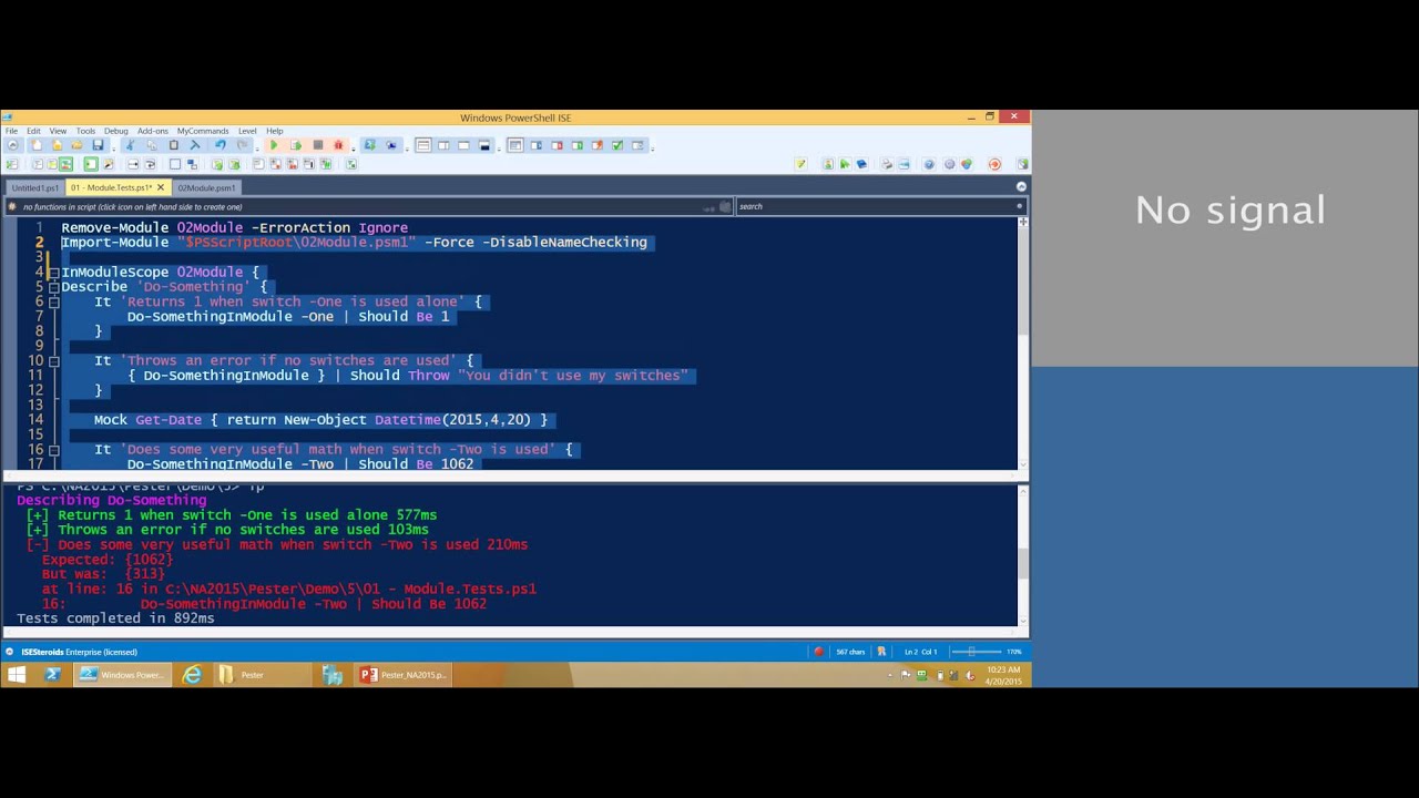 Wyatt Automated Testing in PowerShell - YouTube