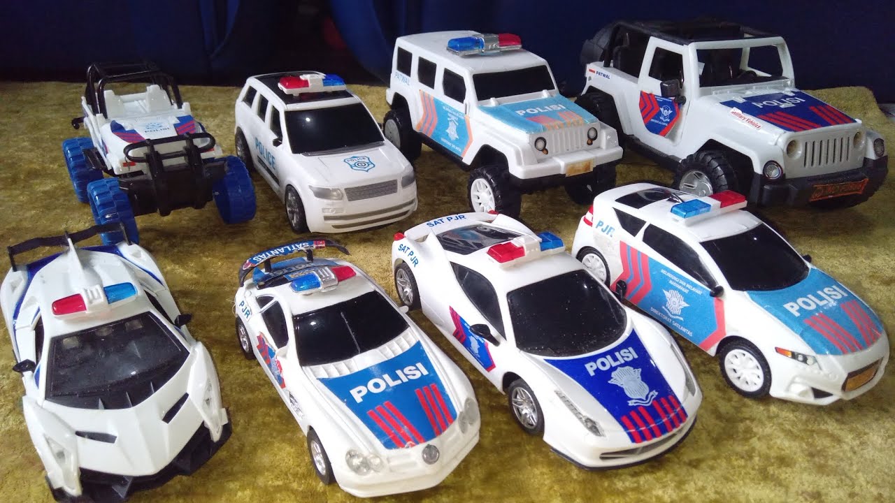 COLLECTING OF TOY CARS POLICE - YouTube