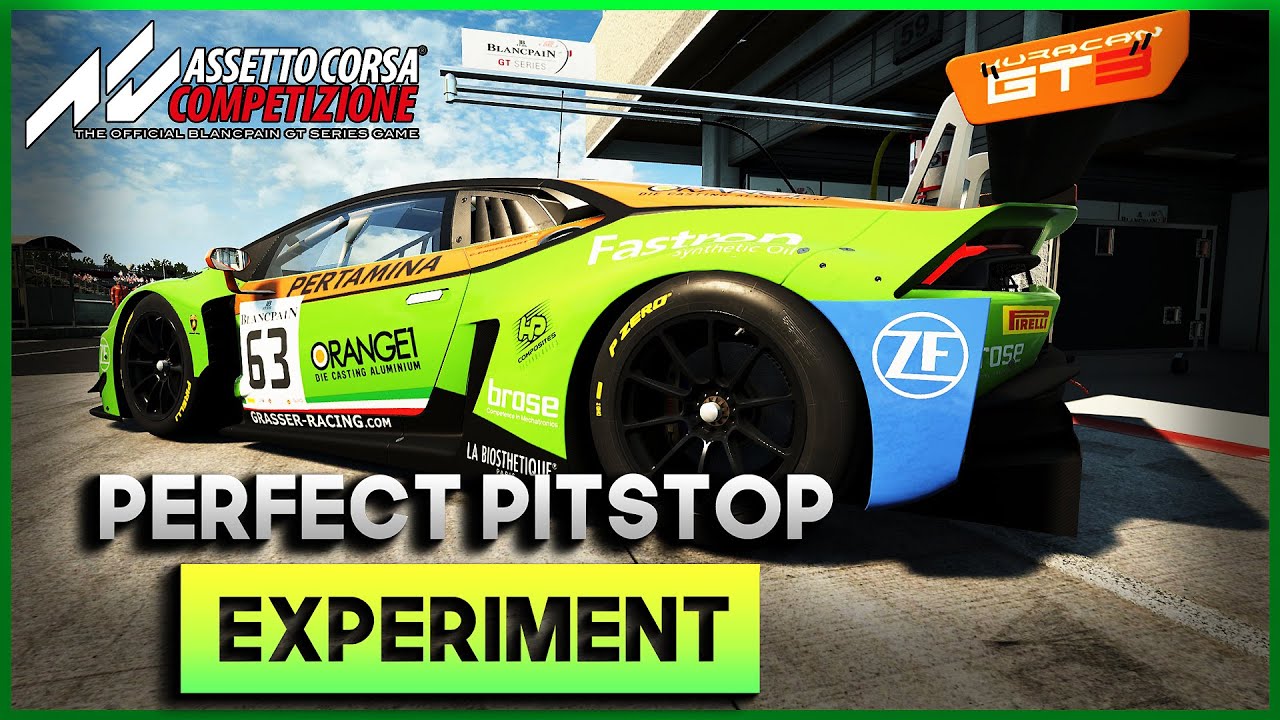 How to get the perfect Pitstop in Assetto Corsa Competizione! - YouTube