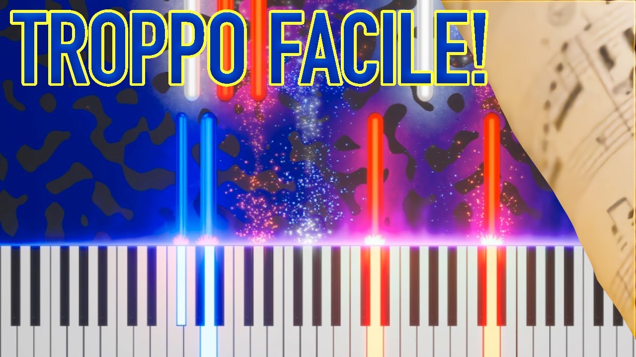 Inno Francese🇫🇷 al Piano ma è FACILE! PIANO TUTORIAL + SPARTITO GRATIS ...