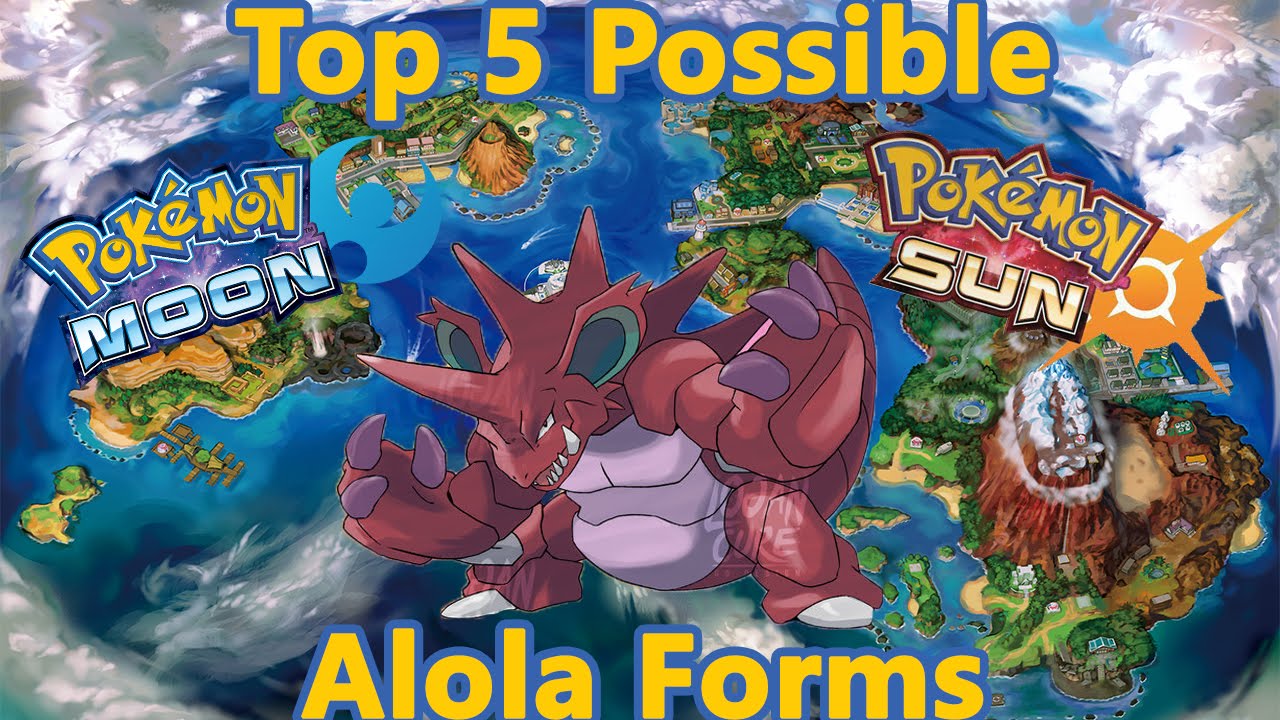 Top 5 Possible Alola Form Pokemon - YouTube