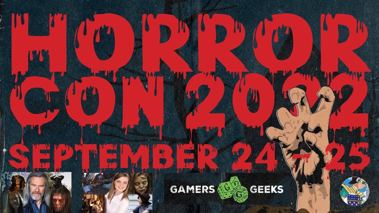 Gamers N Geeks Horror Con 2022 Convention Video!! Robert Allen Mukes ...