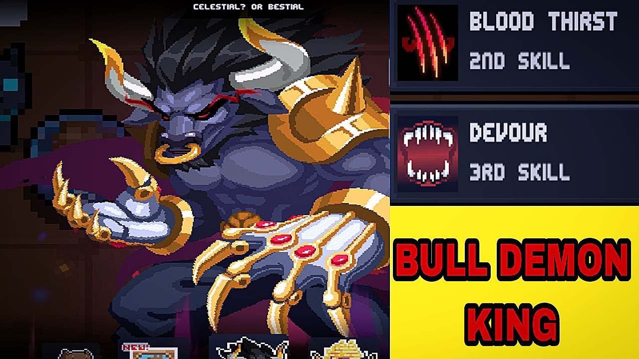 Soul knight | Fully upgraded celestial skin bull demon king - YouTube