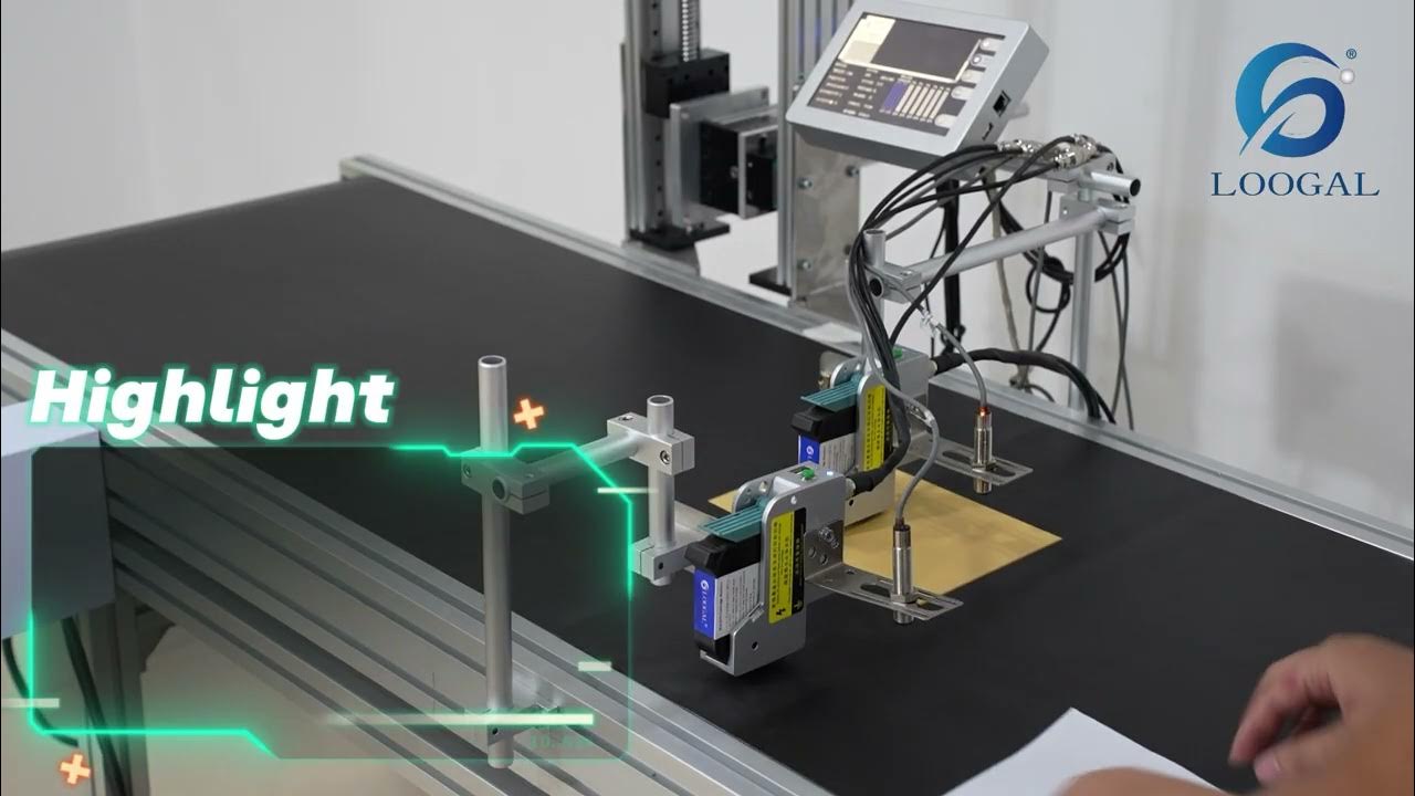 Sensor Individual Trigger - EC Series inkjet Printer - YouTube