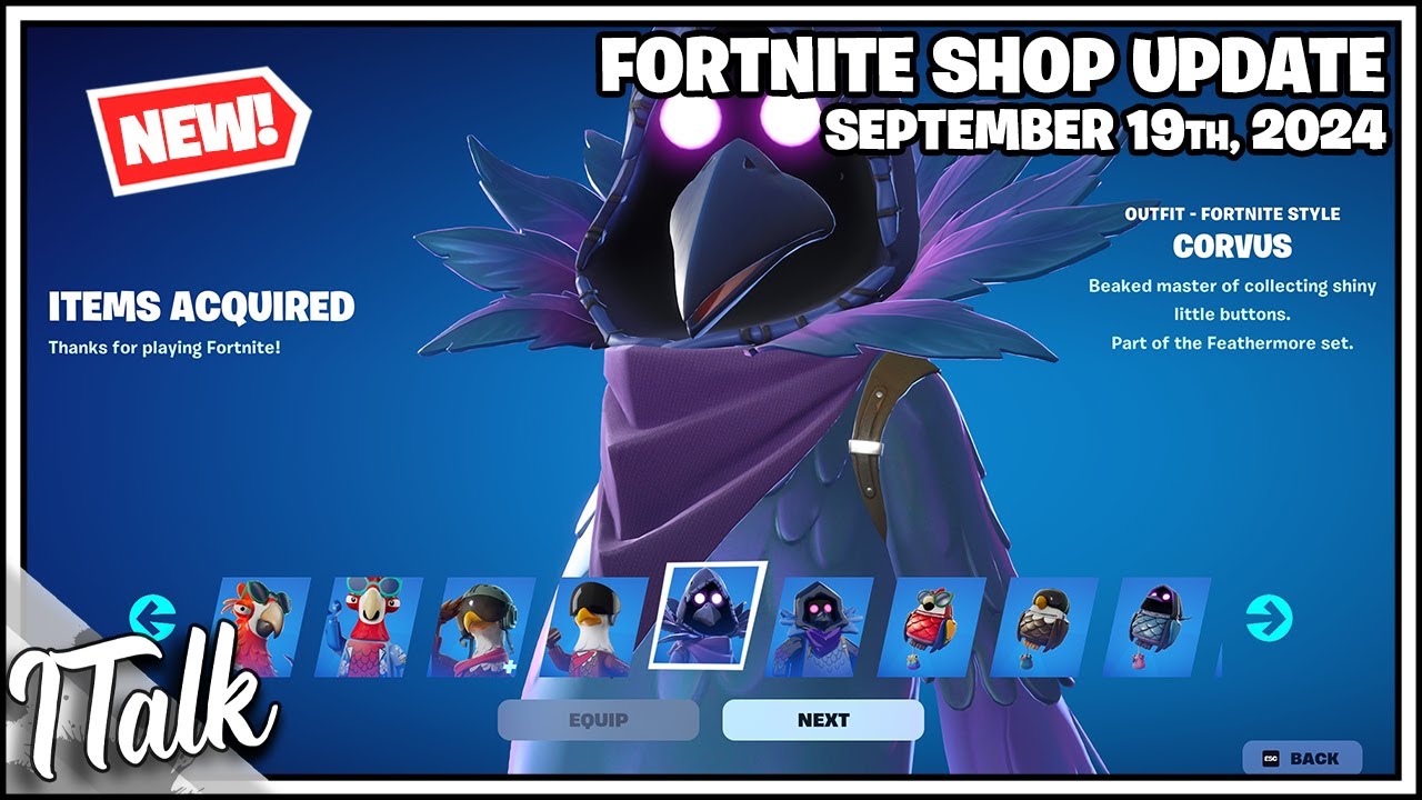 *NEW* BIRDS OF A FEATHER BUNDLE! Fortnite Item Shop [September 19th ...