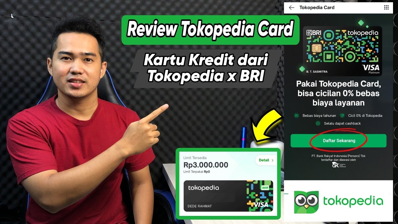 Review Tokopedia Card BRI | Keuntungan dan Cara Daftarnya - YouTube