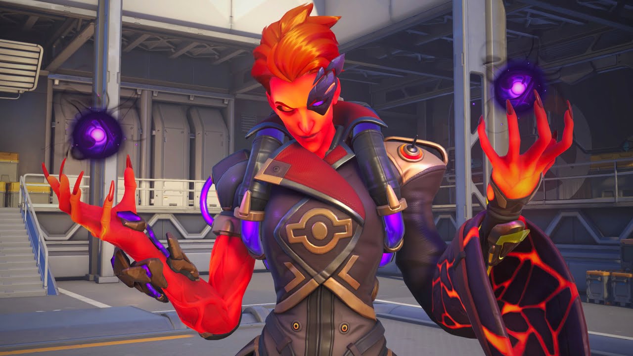 NEW Magma Moira Skin Showcase | Overwatch 2 - YouTube
