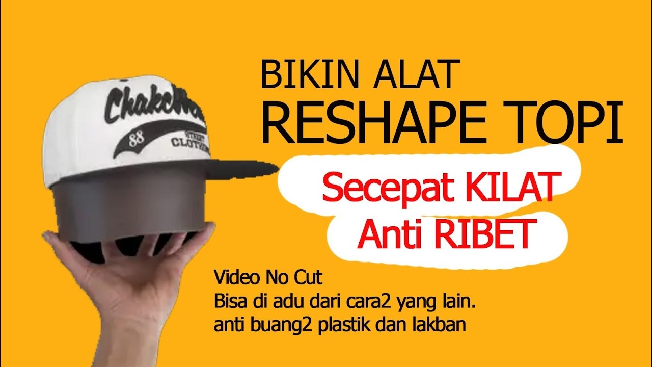 alat reshape topi. ada quiz topi lebaran - YouTube