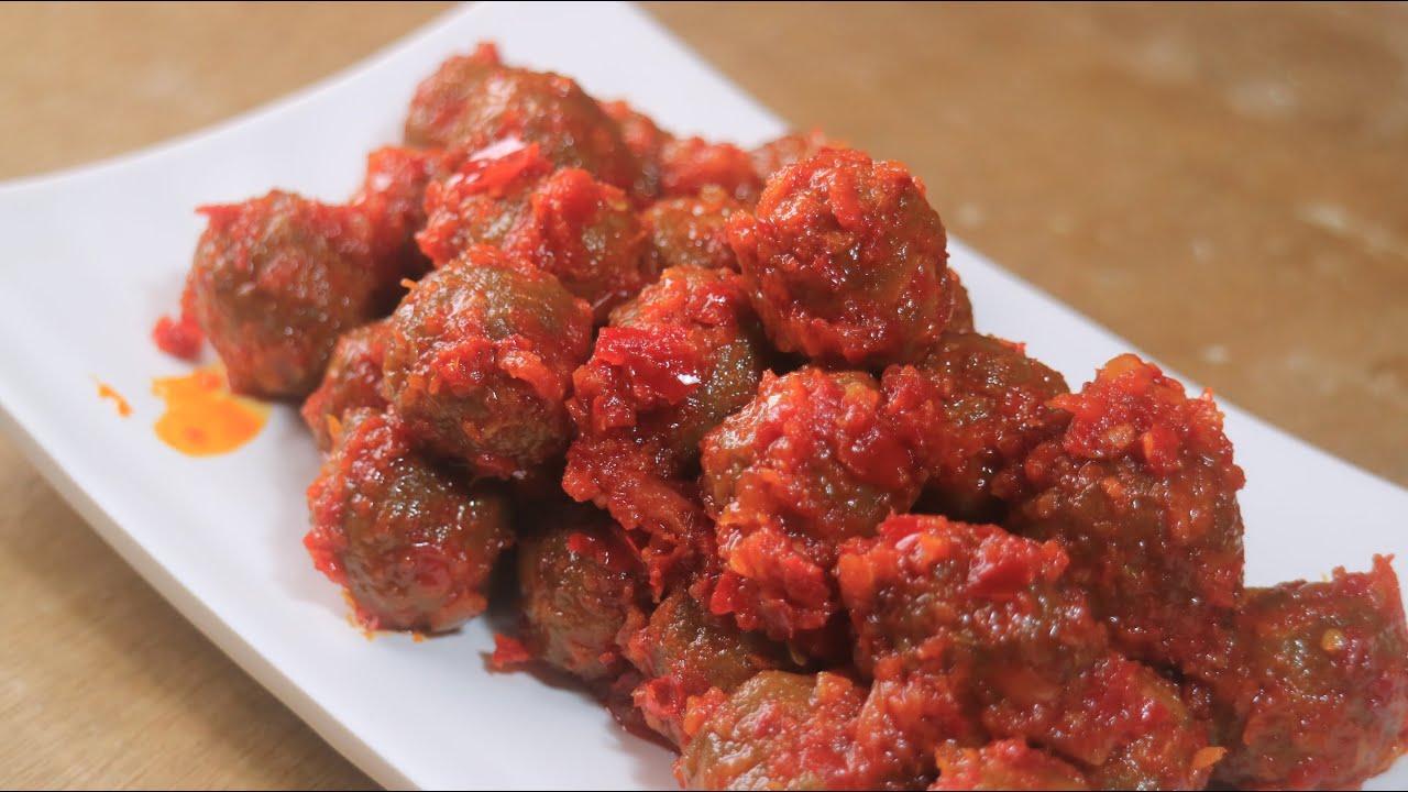 Resep Balado Bola-Bola Daging Sapi - Resep Rumahan | Dapur Sekilas Info ...
