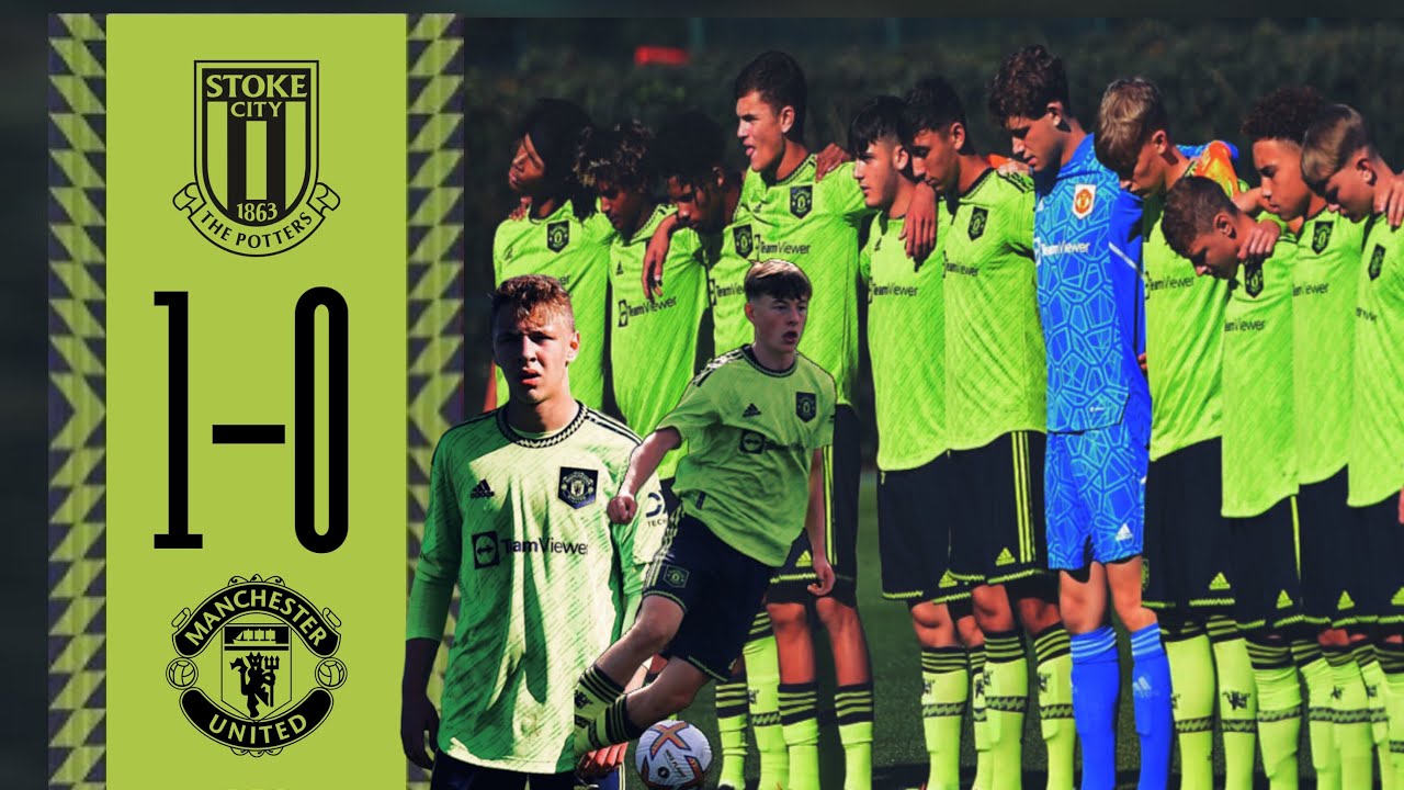 Amir Ibragimov(14) & Jayce Fitzgerald(15) make U18 debuts! | STOKE CITY U18 1-0 MU U18 ...