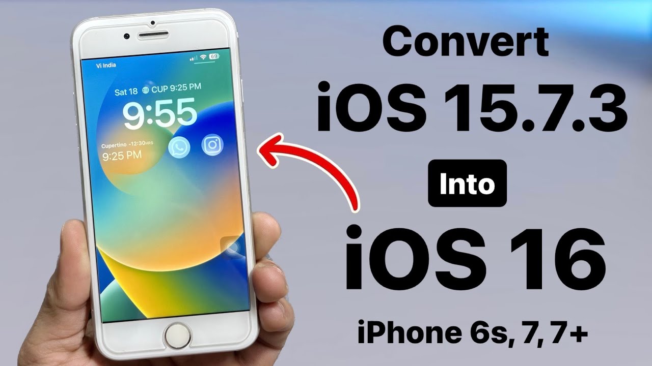 Convert iOS 15.7.3 into iOS 16 - Get iOS 16 Features on iOS 15.7.3 on ...