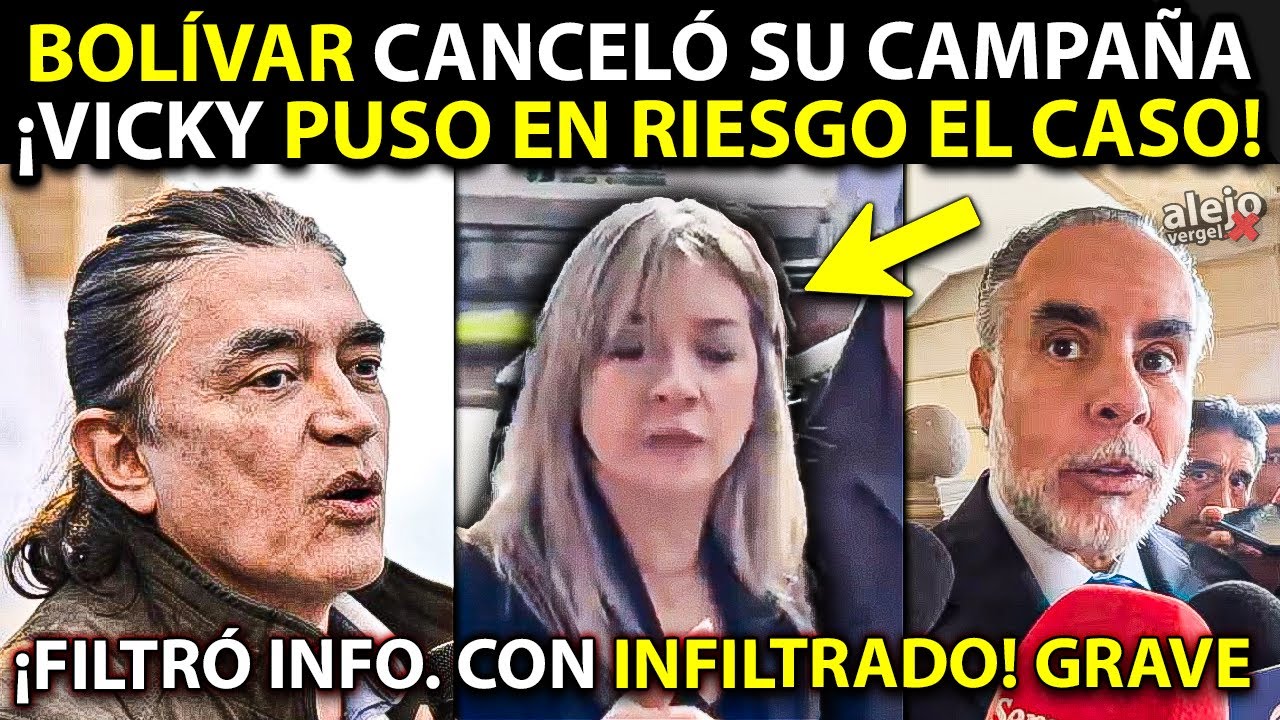 GRAVE! Vicky puso en RIESGO INVESTIGACIÓN de Miguel Uribe con INFILTRADO. Bolívar Canceló ...