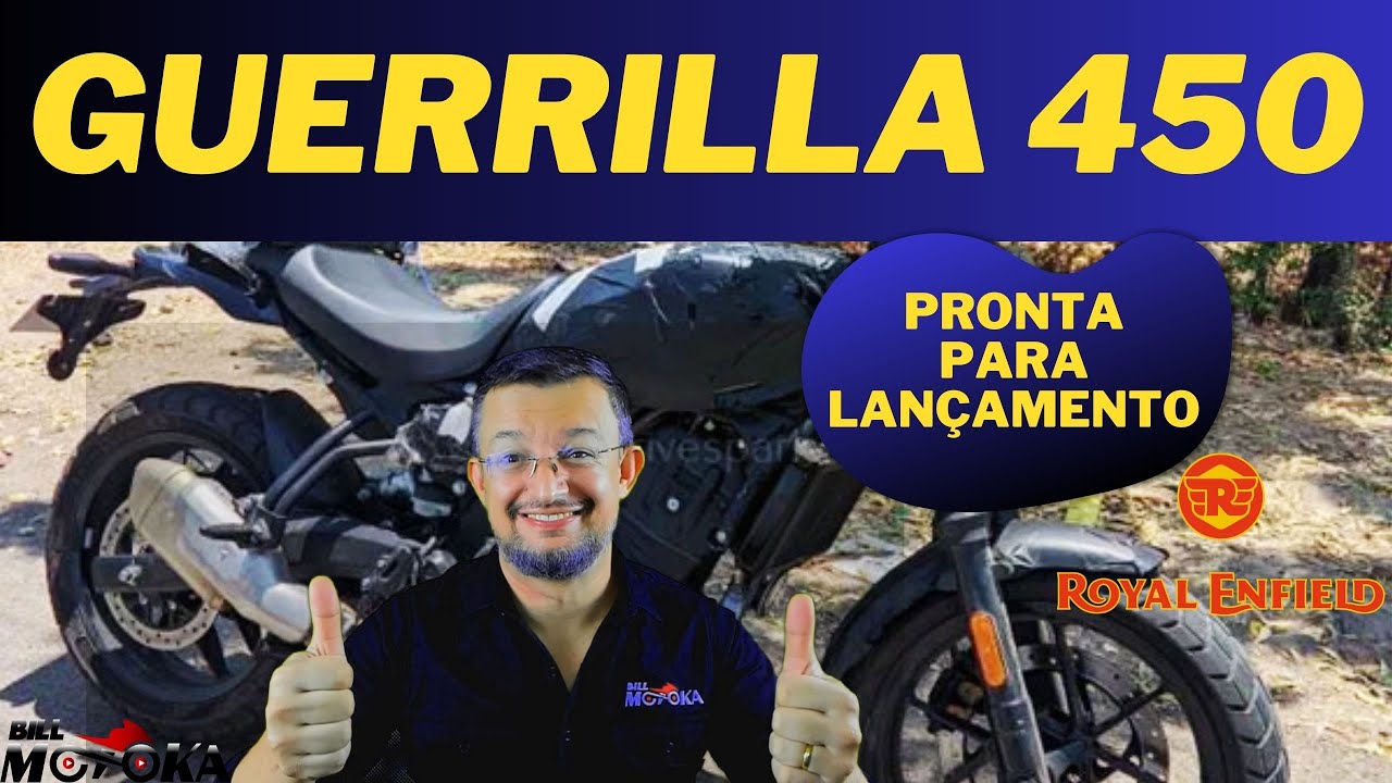 Nova Guerrilla 450 da ROYAL vem pra cima das TRIUMPH 400, moto pronta ...