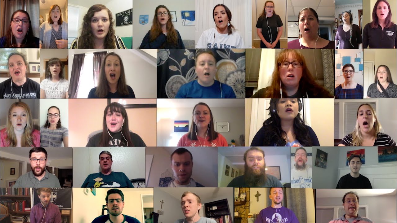 Saint Anselm College Anthem - Alumni Virtual Choir - YouTube