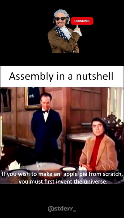 Assembly in a nutshell | meme | #coding #programming #developer - YouTube