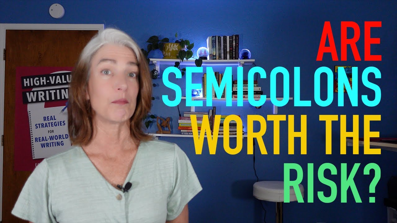 How to Use a Semi Colon: 2 Easy Tips to Remember - YouTube
