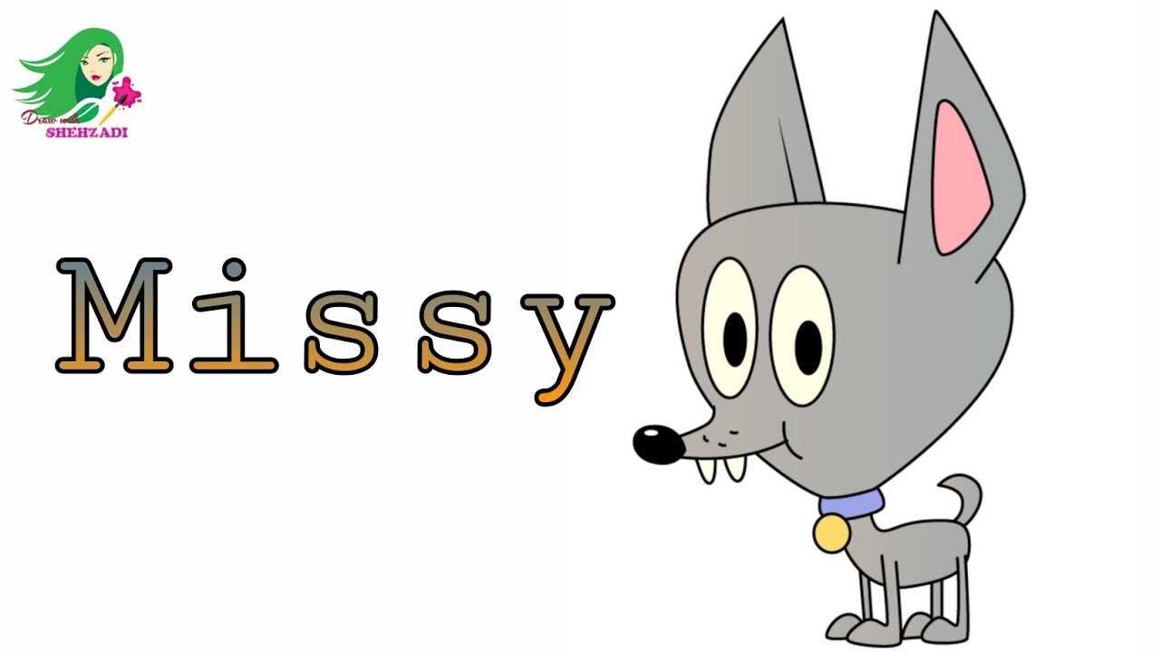 How to draw Missy | Missy | Missy drawing | Missy step by step - YouTube