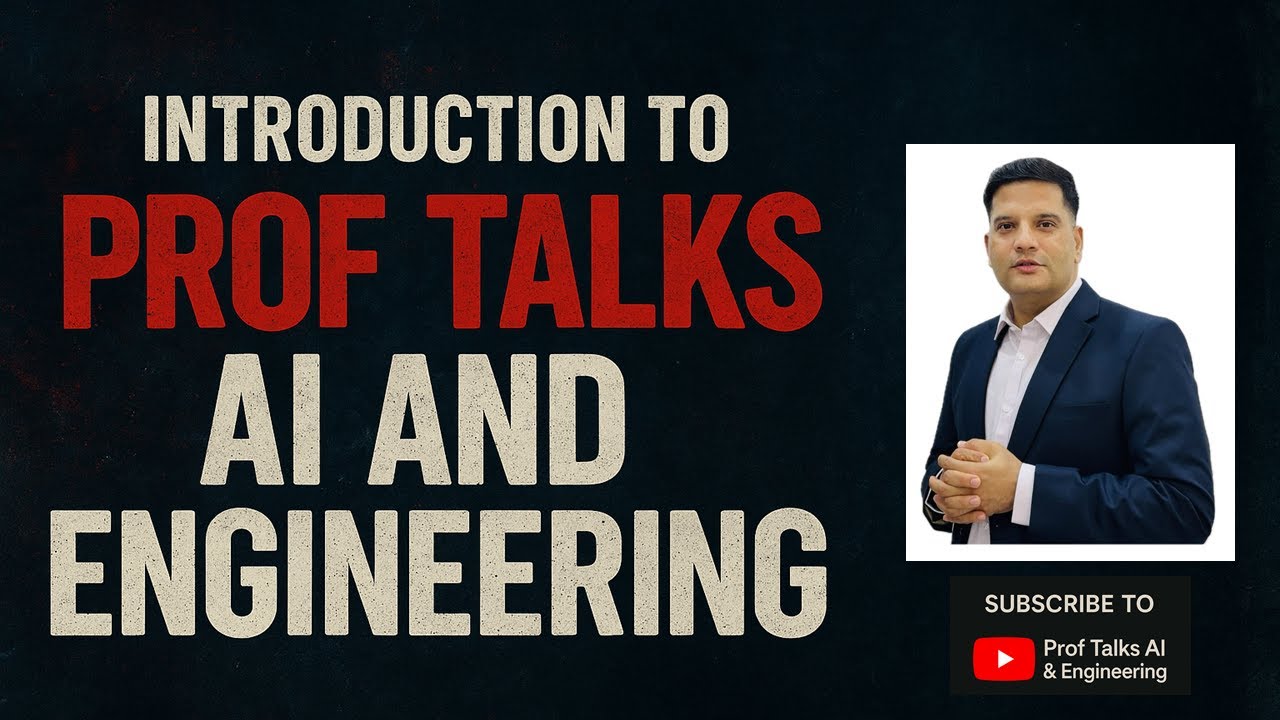 Welcome to Prof Talks AI & Engineering – Start Learning Smarter - YouTube