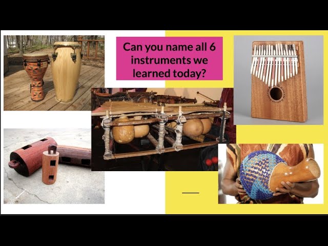 African Instruments Names