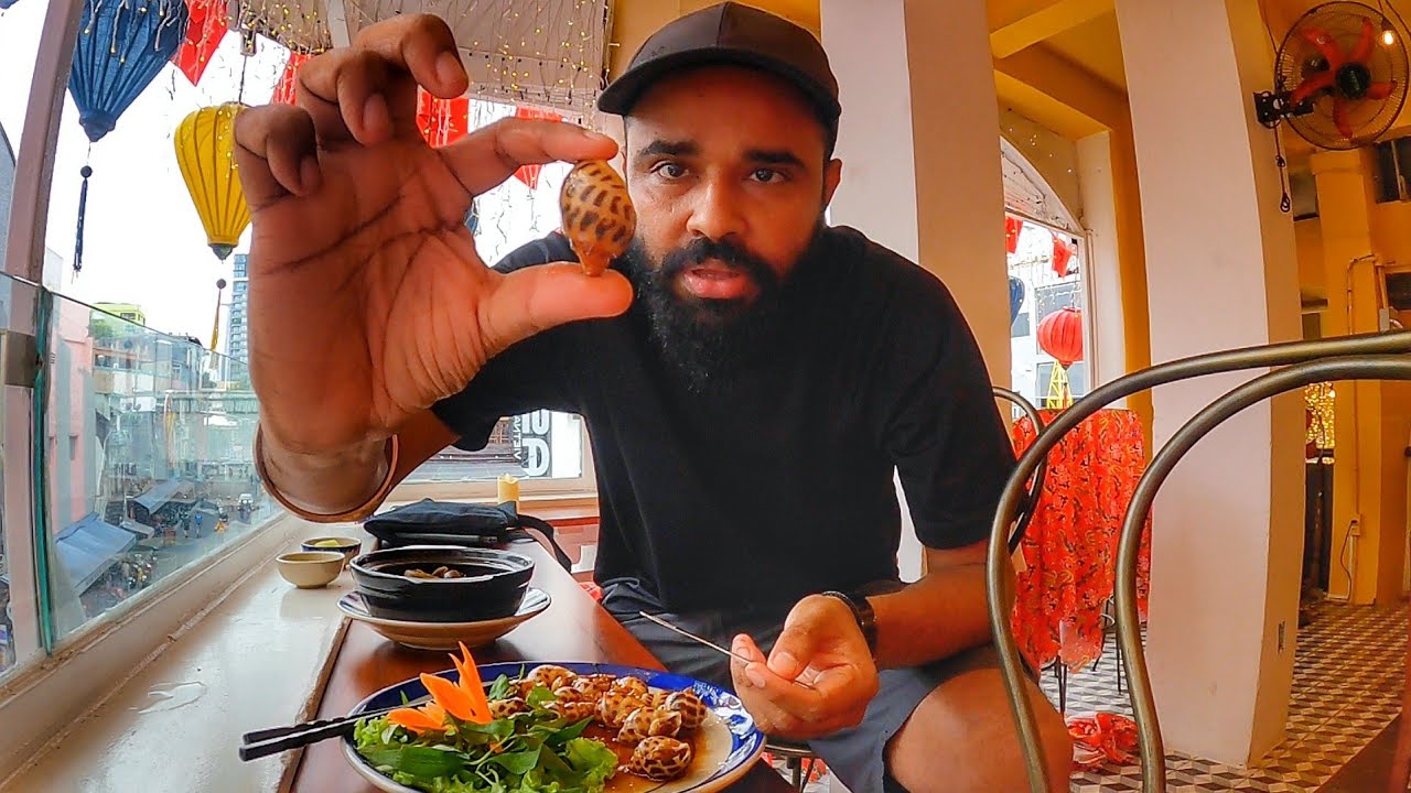 Indian Eating SMALLEST SNAIL In Vietnam | Vietnamese Street Food | Ep ...