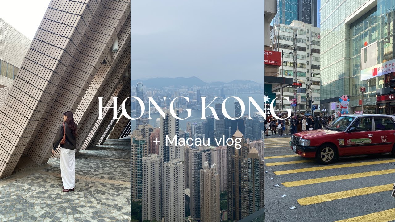 Hong Kong & Macau Travel Vlog | exploring tst, the peak, shopping at ...