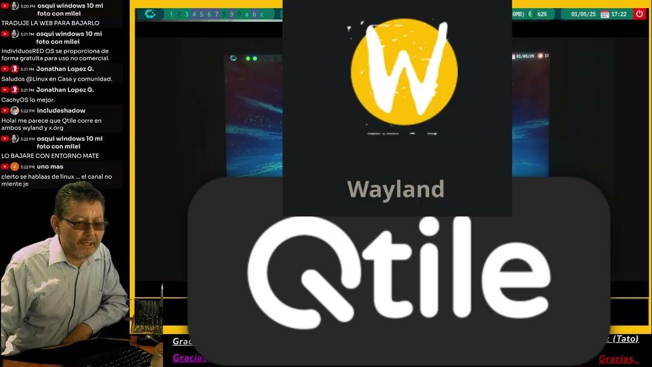 Qtile WM con Wayland en CachyOS - Basada en Arch Linux - YouTube