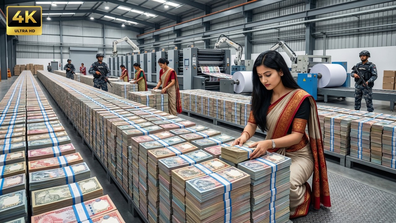 Inside Nepal's Rupee Factory: How Raw Paper Turns Into Real Banknotes ...